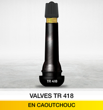 VALVES TR418 EN CAOUTCHOUC
