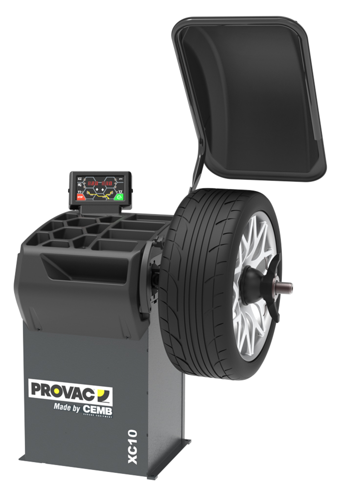 EQUILIBREUSE AVEC CARTER & SONAR VIRTUEL - Equipement garage Auto ...